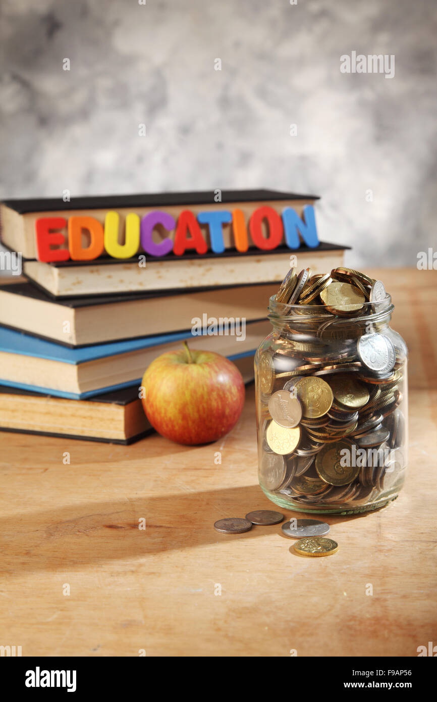 saving for your education concept Stock Photo - Alamy