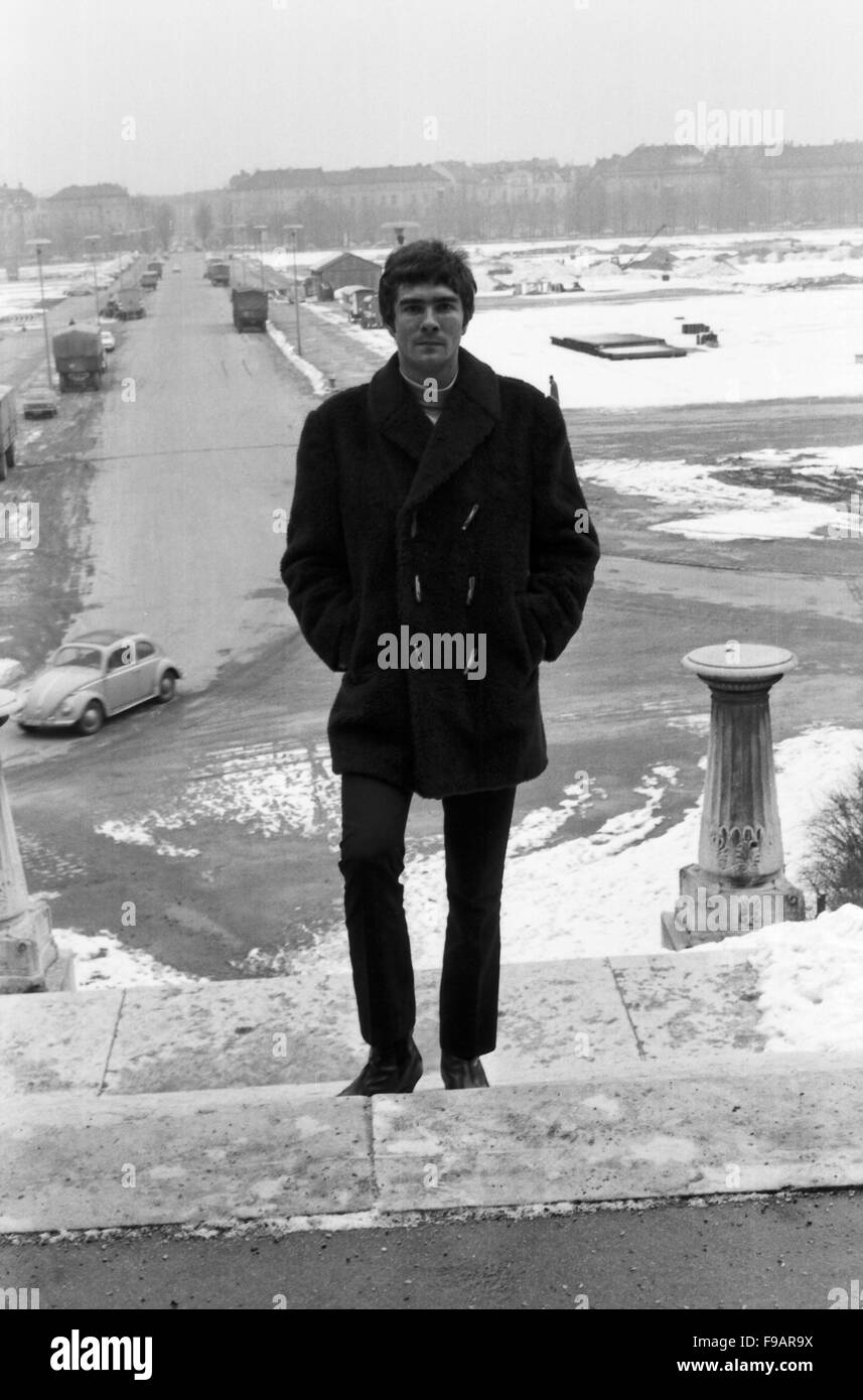 Der britische Popsänger Don Fardon in München, Deutschland 1960er Jahre ...