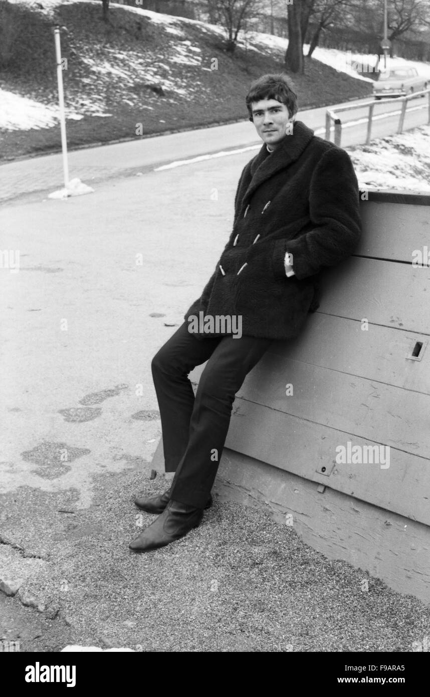 Der britische Popsänger Don Fardon in München, Deutschland 1960er Jahre ...