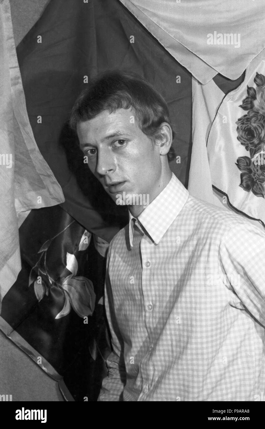 Der Sänger Jay Walker in München, Deutschland 1960er Jahre. Singer Jay ...