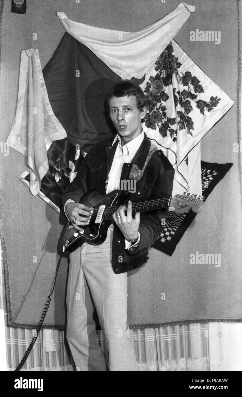 Der Sänger Jay Walker in München, Deutschland 1960er Jahre. Singer Jay ...
