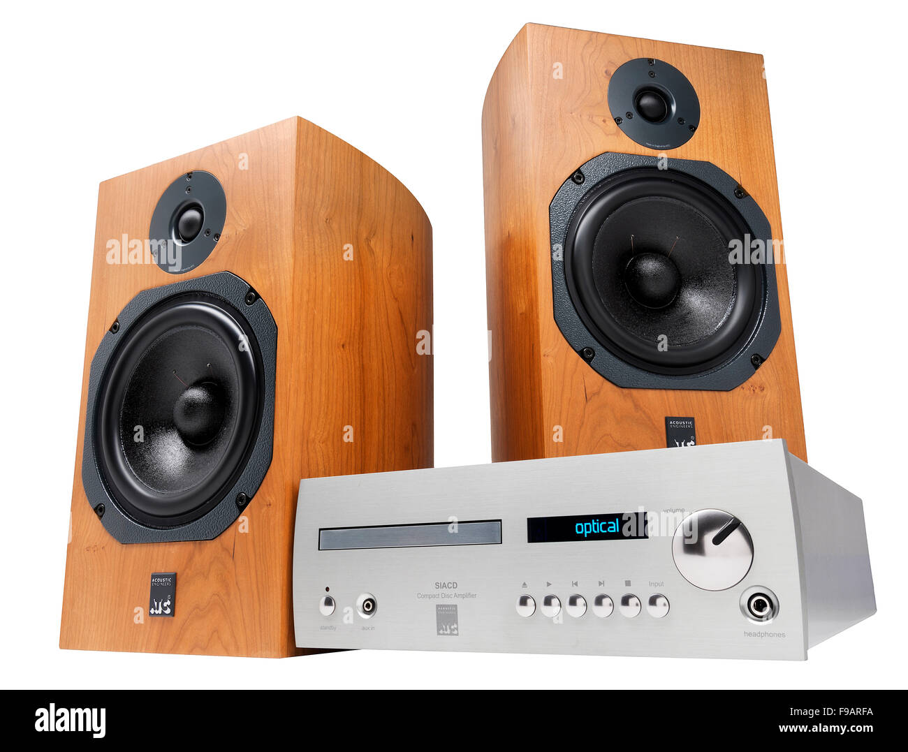 ATC music system. Includes CD player, DAC, amplifier and pair of ...