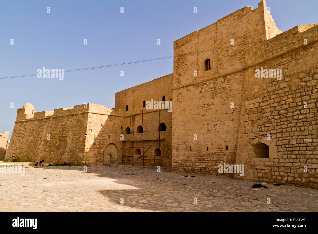 Ribat - arabic fortification and cemetery in Mahdia - seaside town in ...