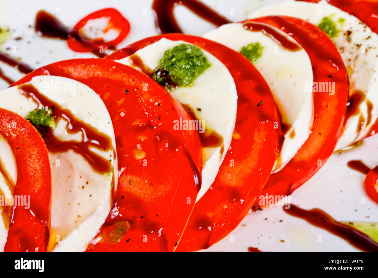 classic caprese salad Stock Photo - Alamy