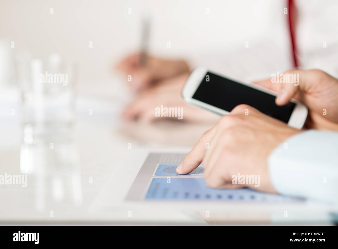 Business research report charts hi-res stock photography and images - Alamy