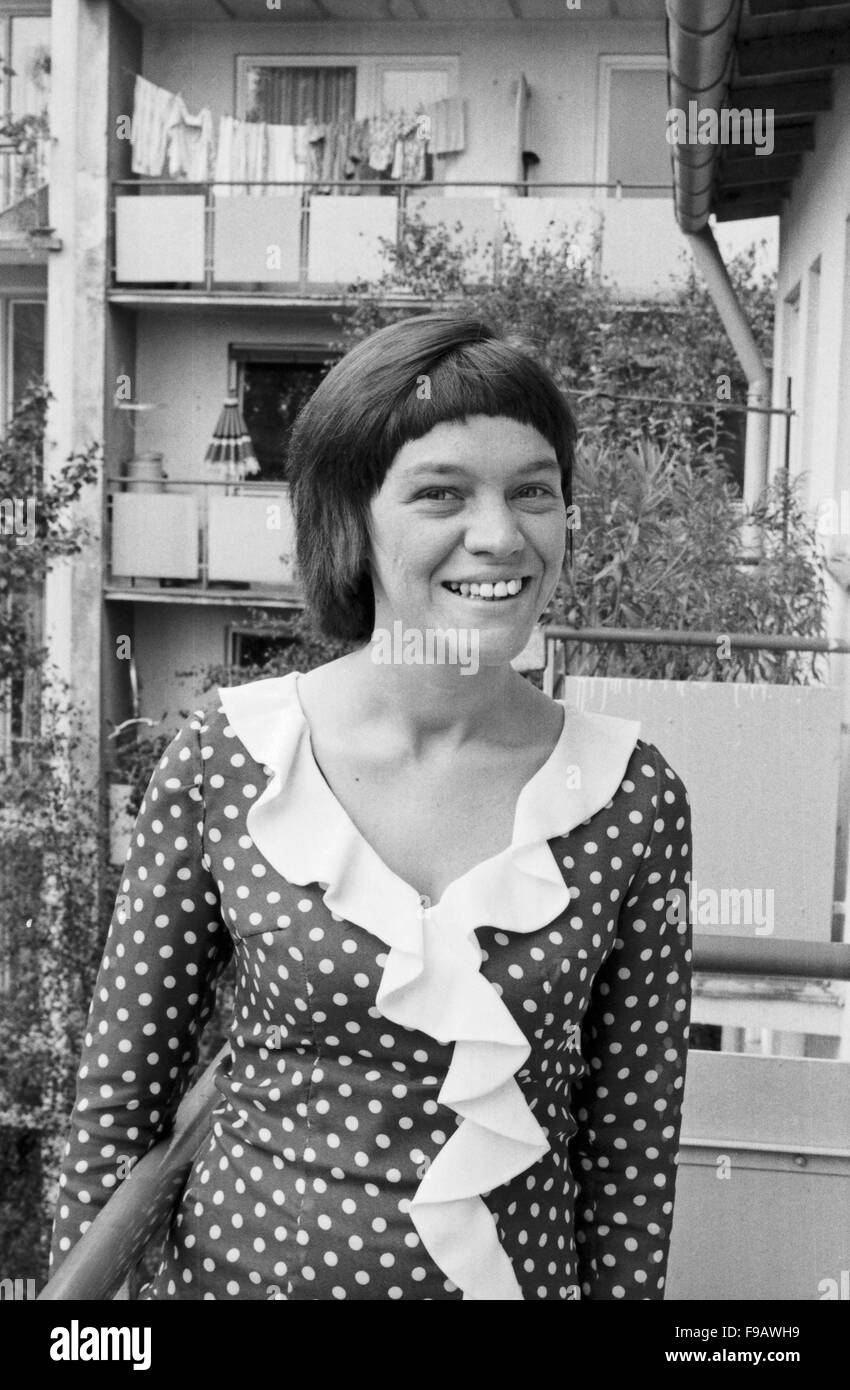 Frau Dorothea Steinborn, Deutschland 1960er Jahre. Mrs Dorothea ...