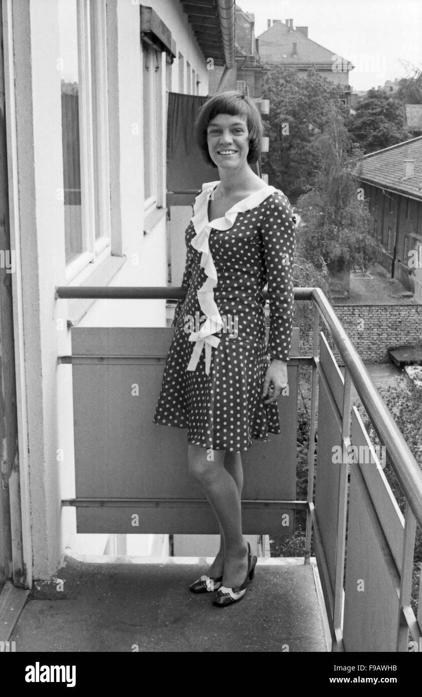 Frau Dorothea Steinborn, Deutschland 1960er Jahre. Mrs Dorothea ...