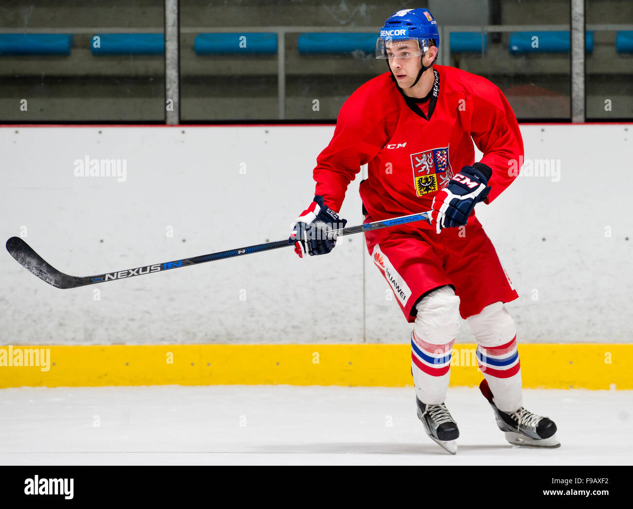 Prague, Czech Republic. 15th Dec, 2015. Czech hockey player Jan Rutta ...