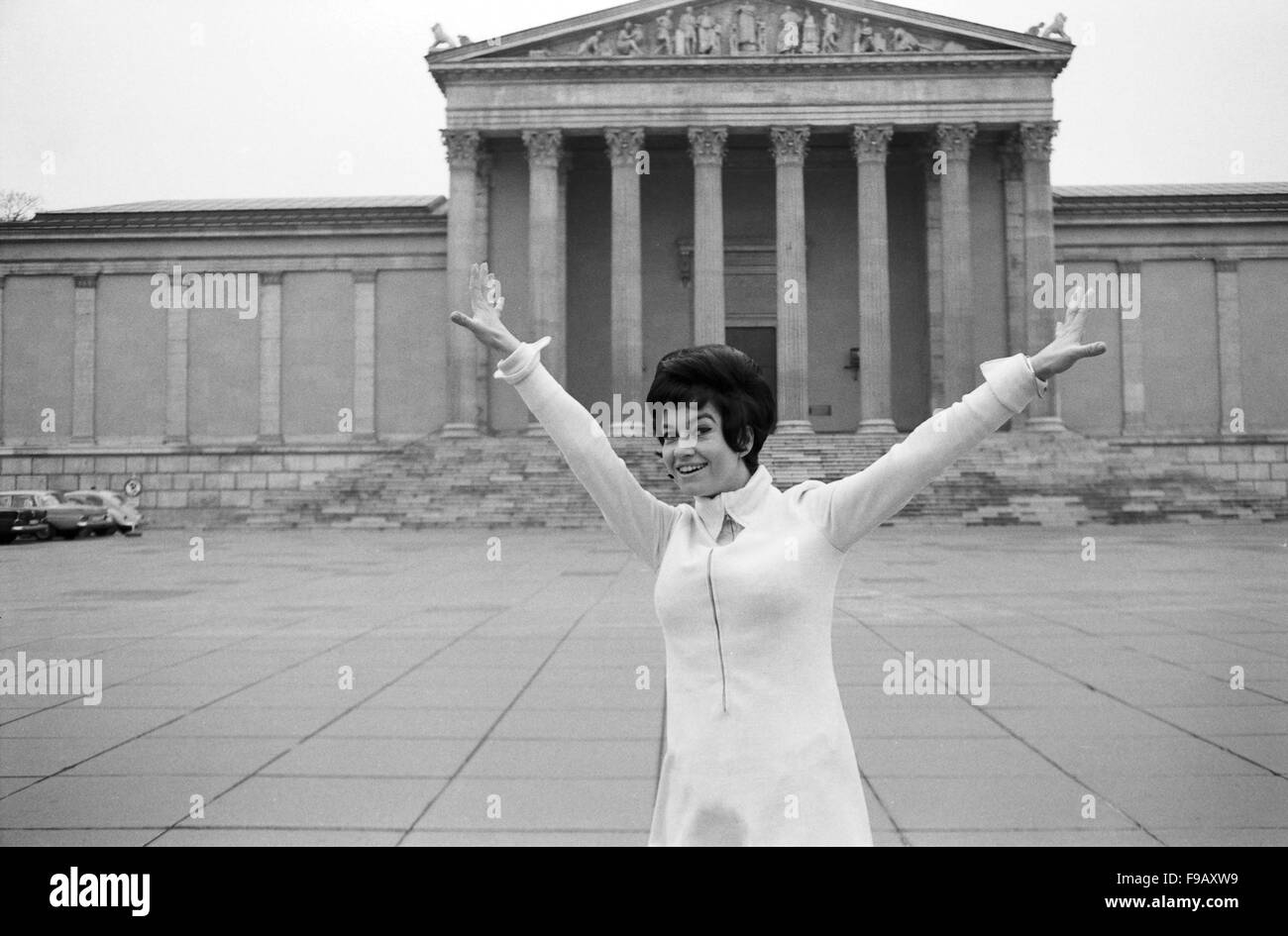 Deutsche Schauspielerin Dagmar Hank, Deutschland 1960er Jahre. German ...