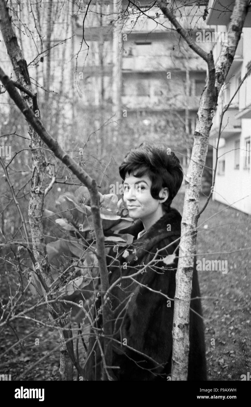 Deutsche Schauspielerin Dagmar Hank, Deutschland 1960er Jahre. German ...