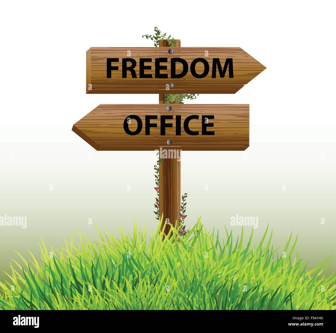 Wood Sign business concept Stock Vector Image & Art - Alamy