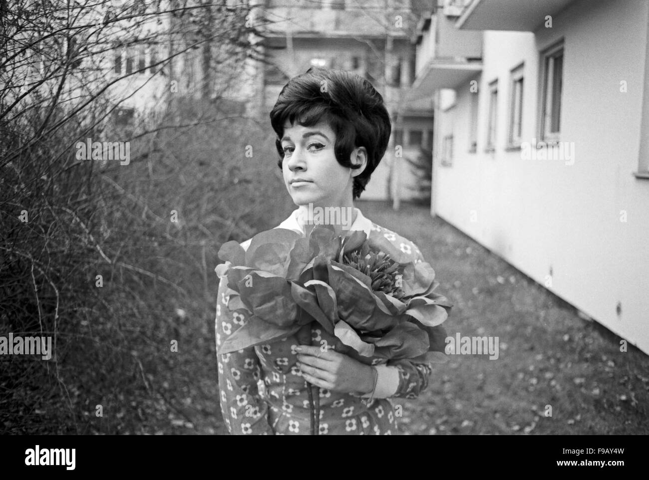 Deutsche Schauspielerin Dagmar Hank, Deutschland 1960er Jahre. German ...