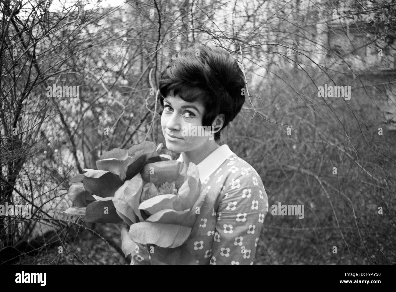 Deutsche Schauspielerin Dagmar Hank, Deutschland 1960er Jahre. German ...