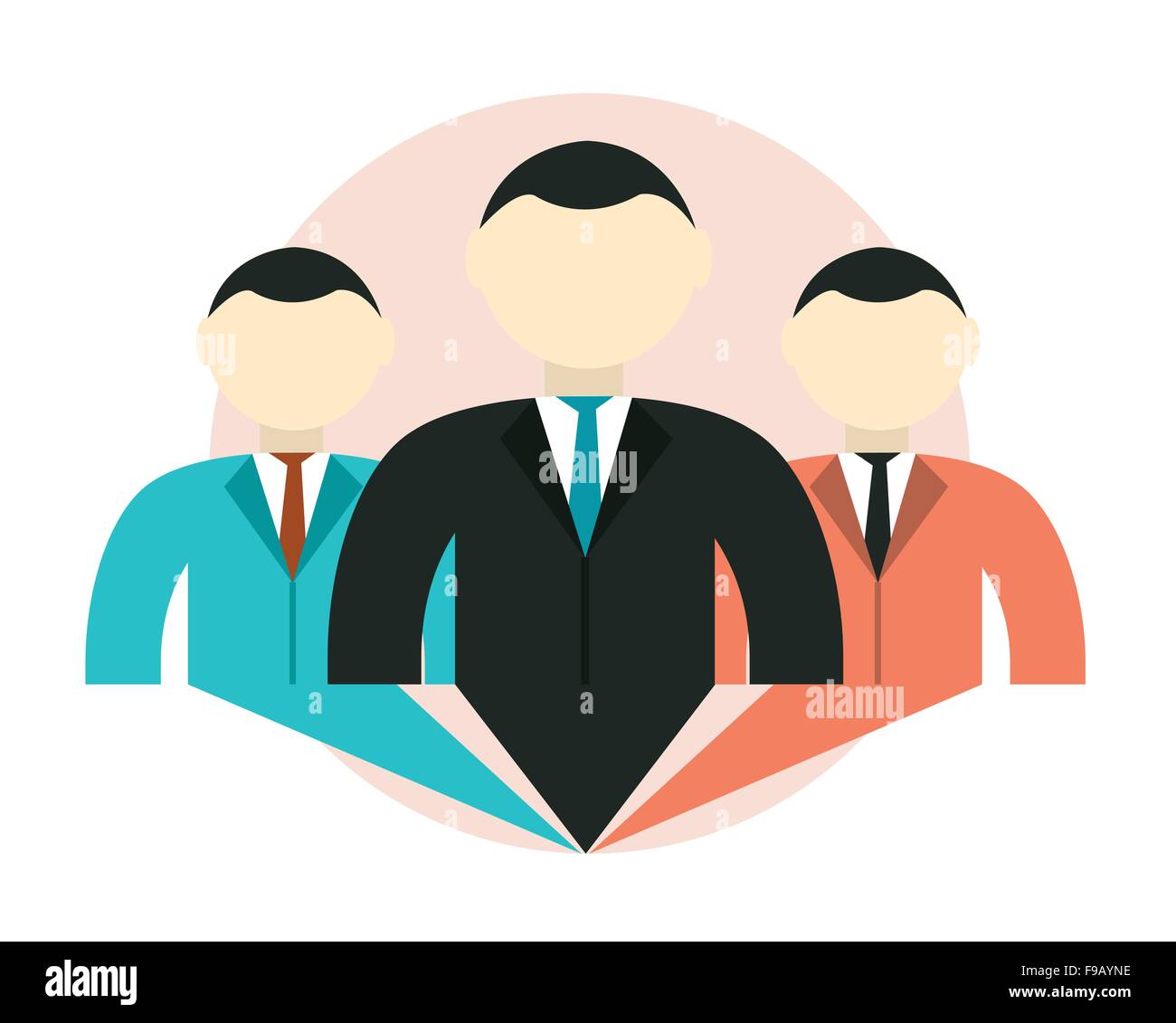 Cooperation teamwork help work Cut Out Stock Images & Pictures - Alamy