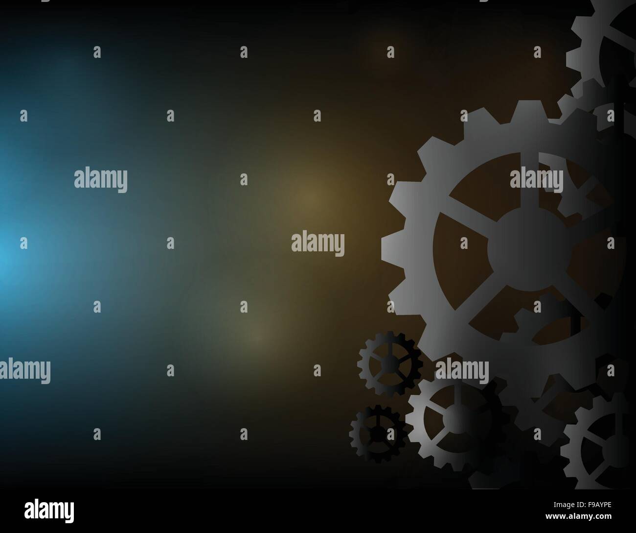 Cogs wheels dark and lights background Stock Vector Image & Art - Alamy