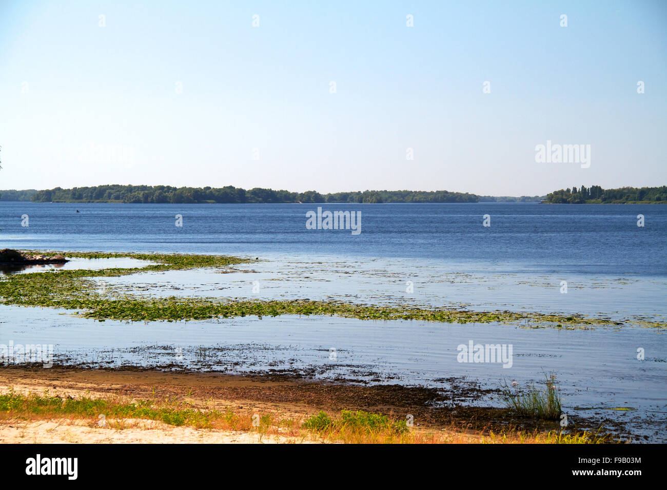 Dnipro river coast in Ukraine Stock Photo - Alamy