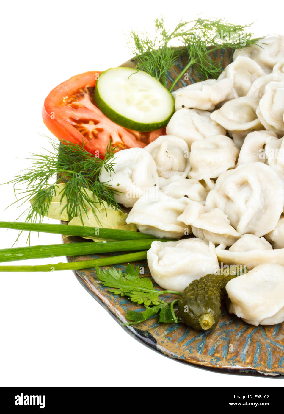 Bowl with traditional russian dish - pelmeni (dumplings Stock Photo - Alamy