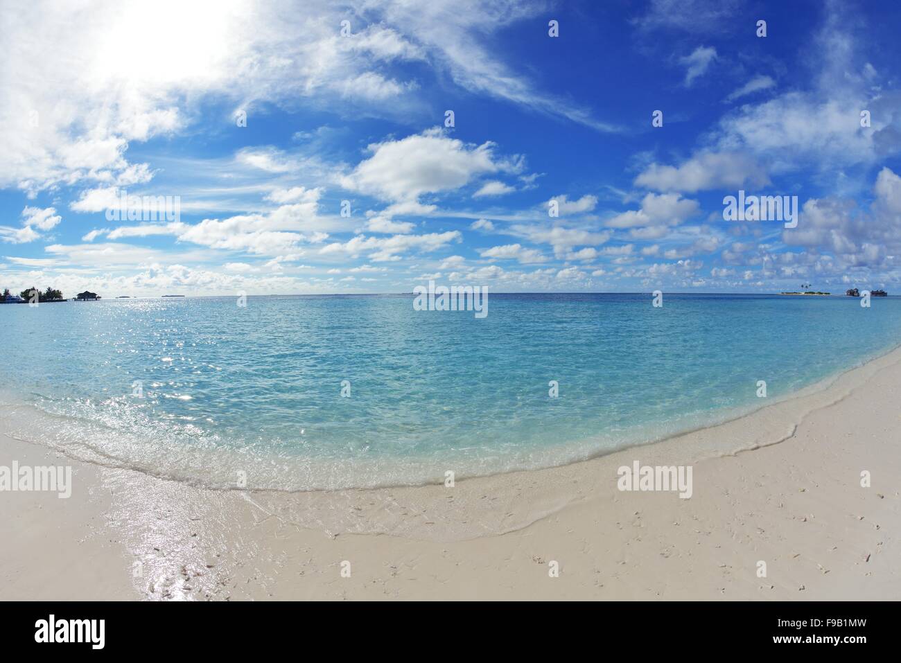 beautiful tropical beach background landscape nature sunset Stock Photo ...
