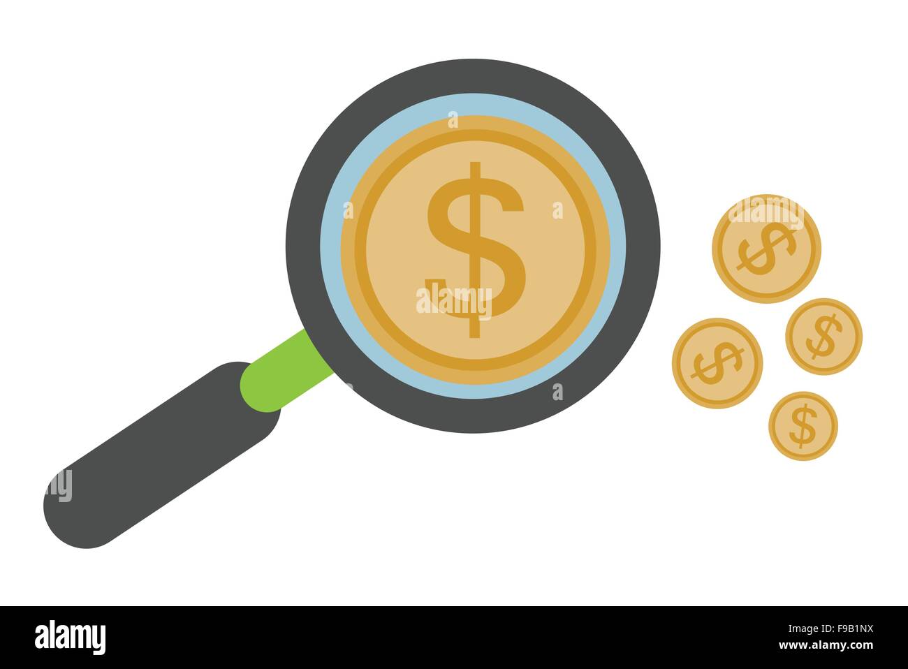Search money vector icon Cut Out Stock Images & Pictures - Alamy