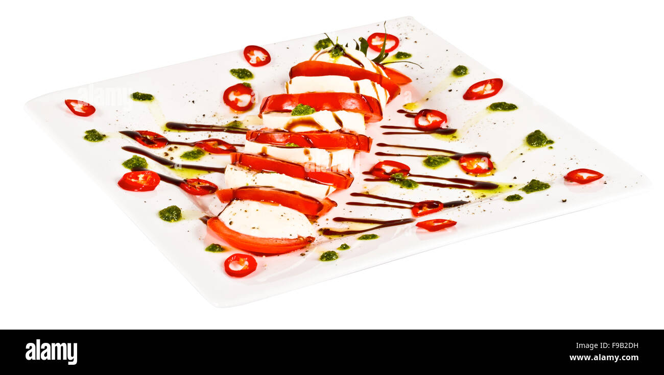 classic caprese salad Stock Photo - Alamy