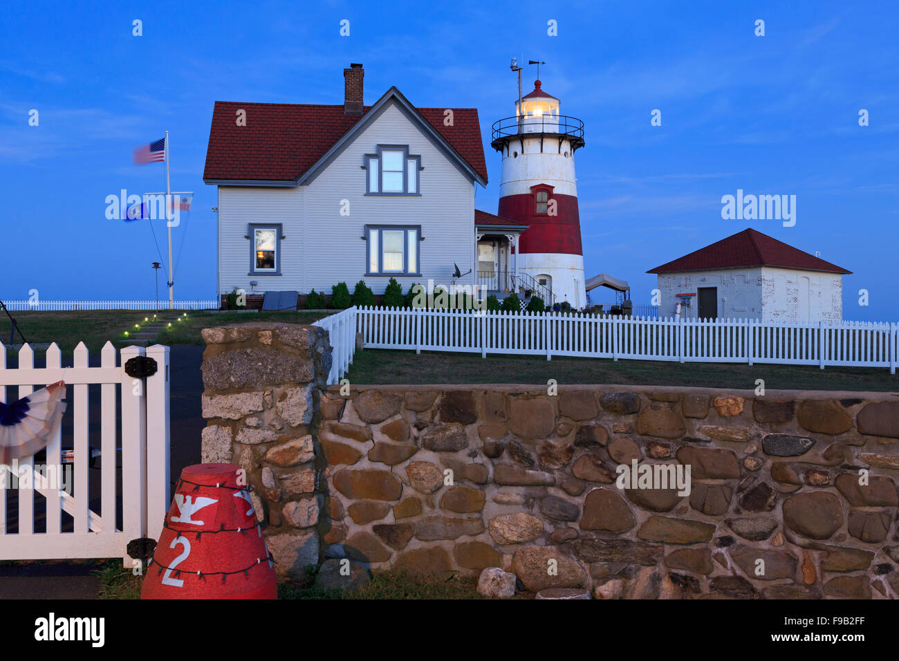 Stratford Point Lighthouse, Bridgeport, Connecticut, USA Stock Photo ...
