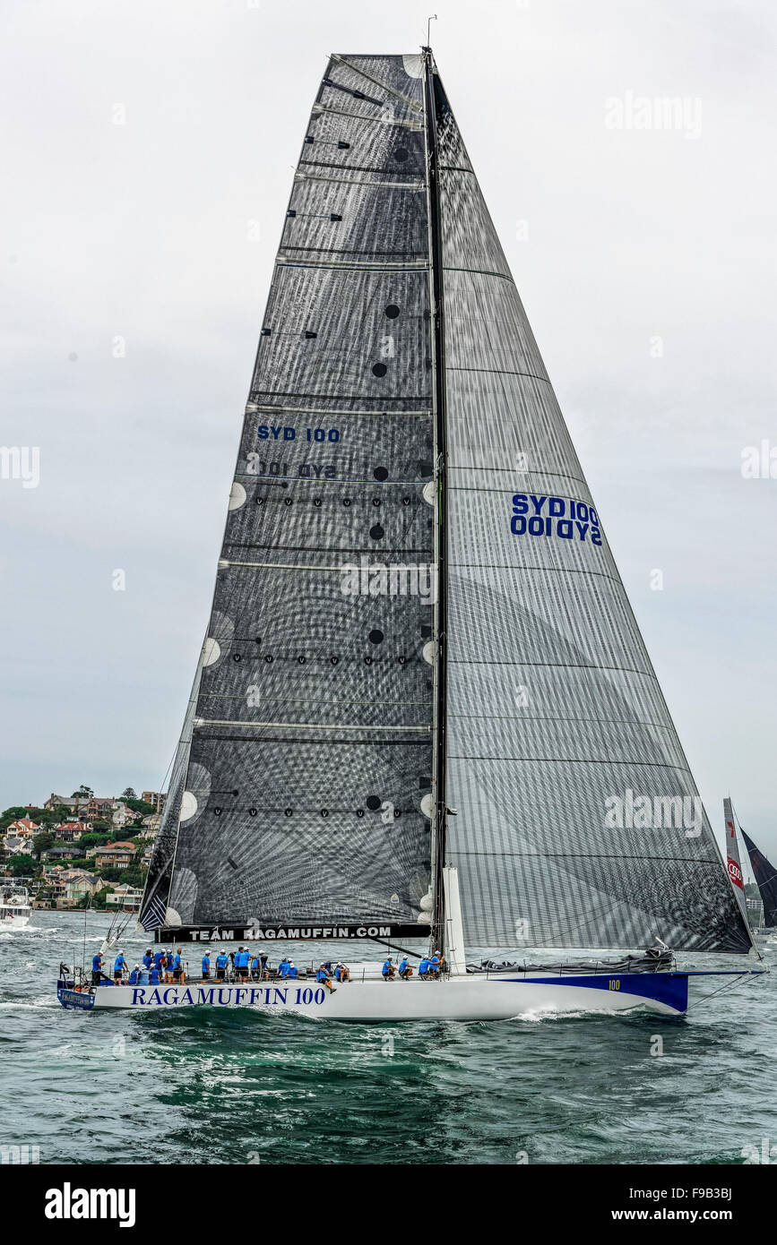15.12.2015. Sydney, Australia. 2015 SOLAS Big Boat Challenge. Supermaxi ...