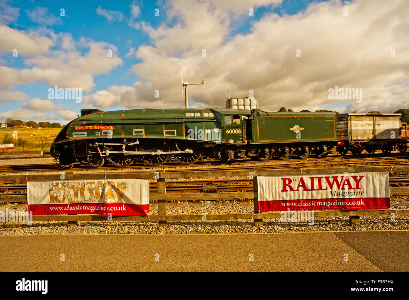 A4 Pacific No 60008 Dwight D Eisenhower at Locomotion Shildon Stock ...