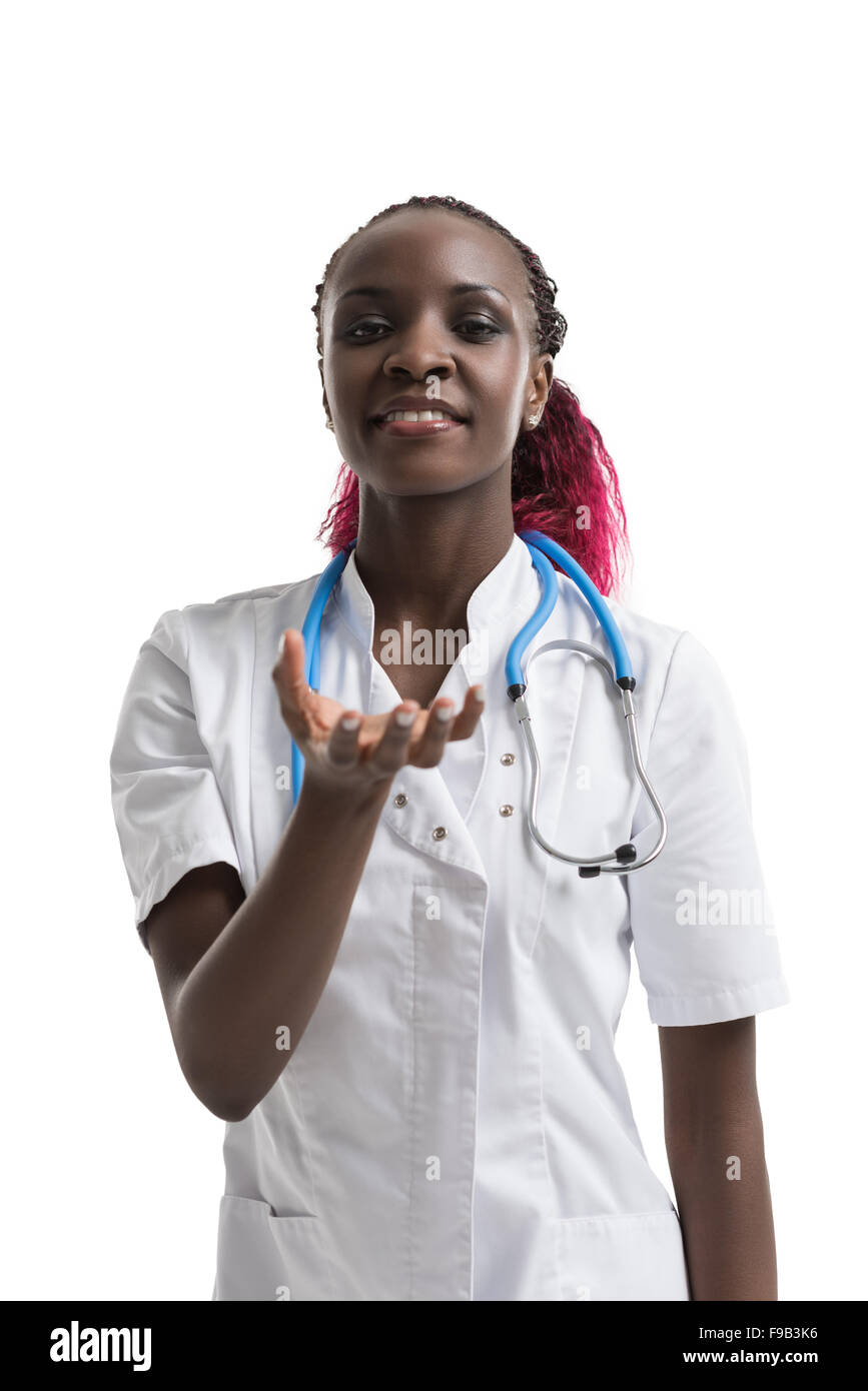 Doctor promoting hi-res stock photography and images - Alamy