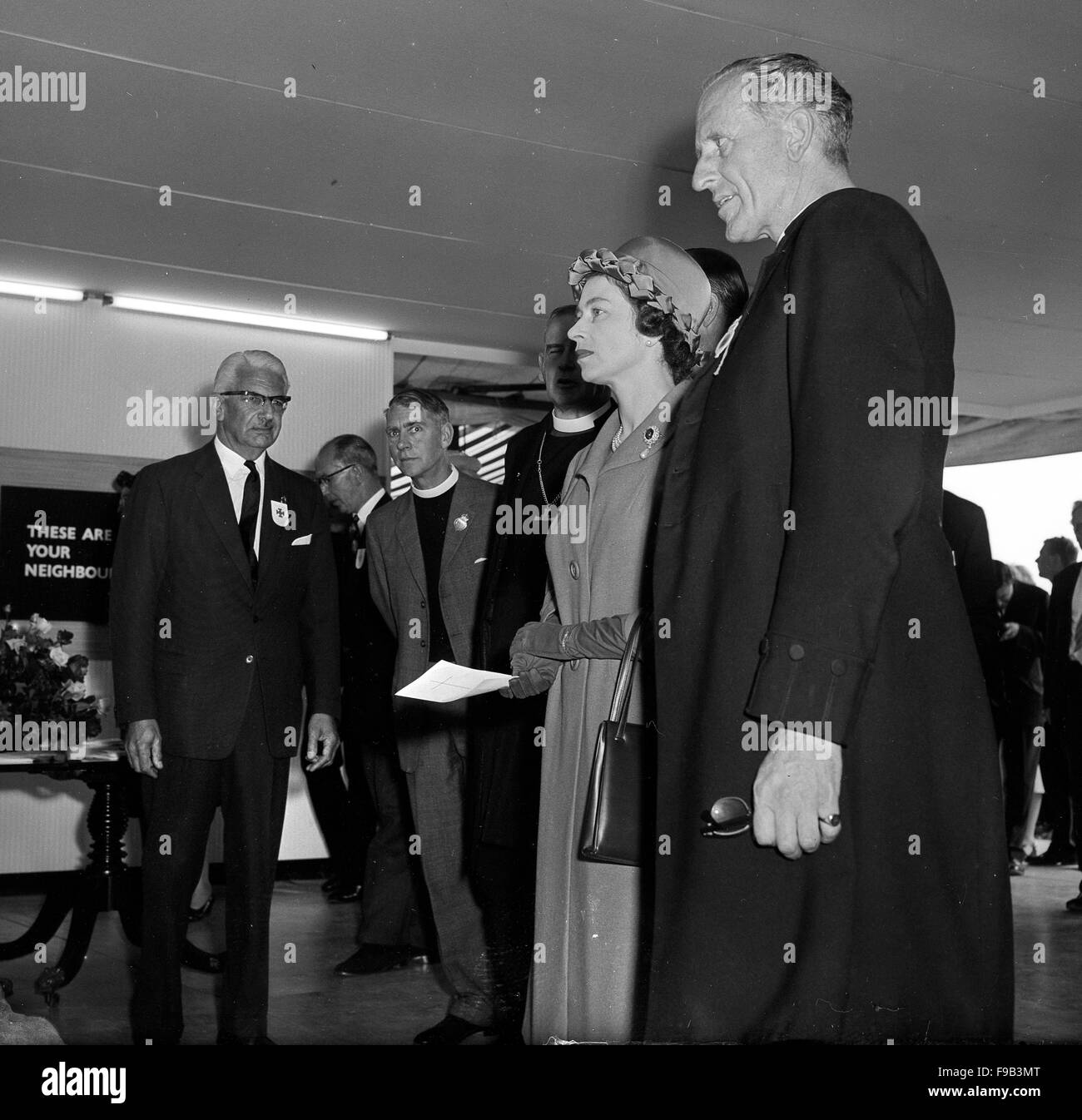 Queen Elizabeth visits Royal Show with The Bishop Of Coventry reverend ...