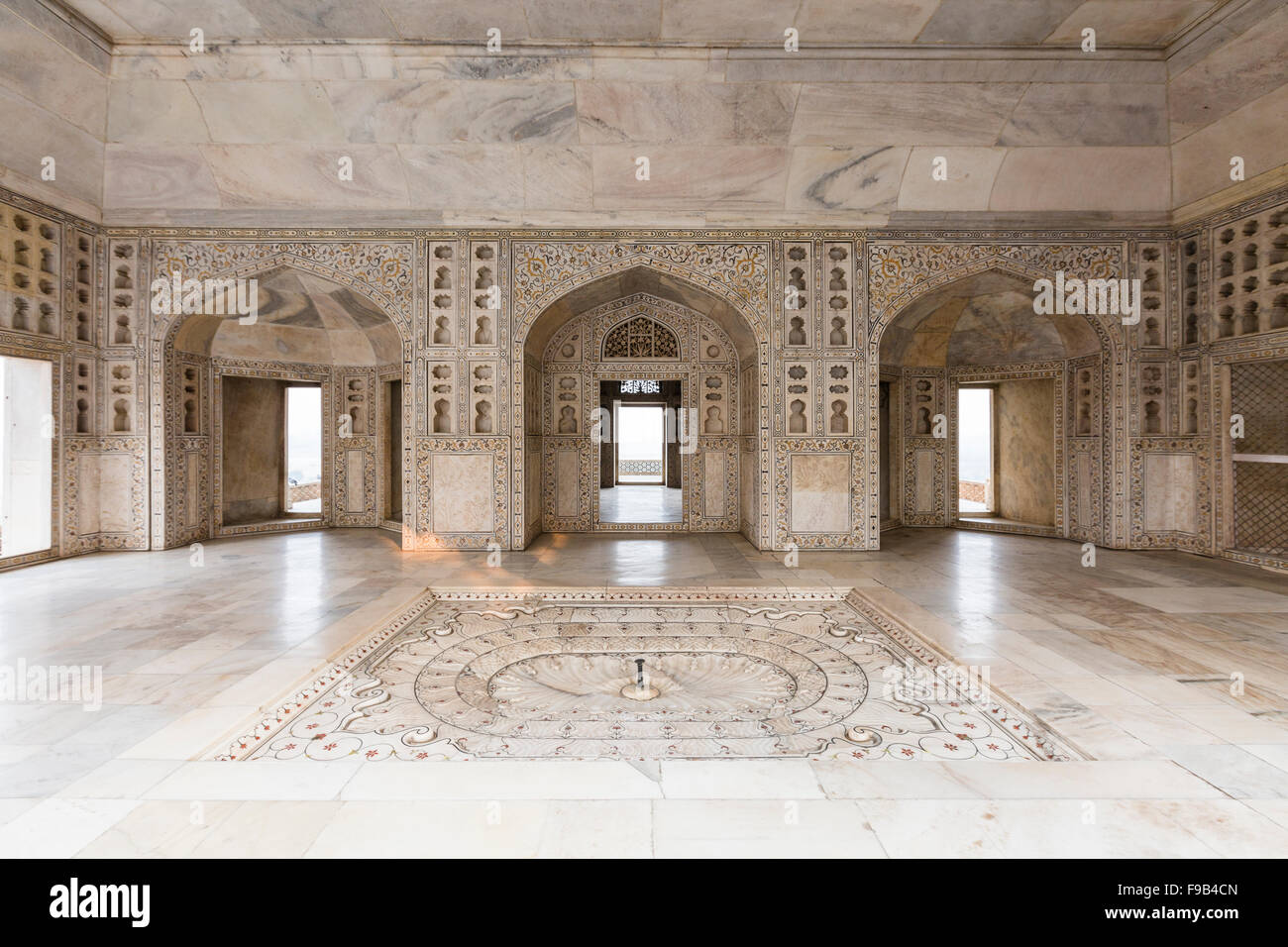 The Red Fort in Agra, Uttar Pradesh, India where Shah Jahan (who built ...
