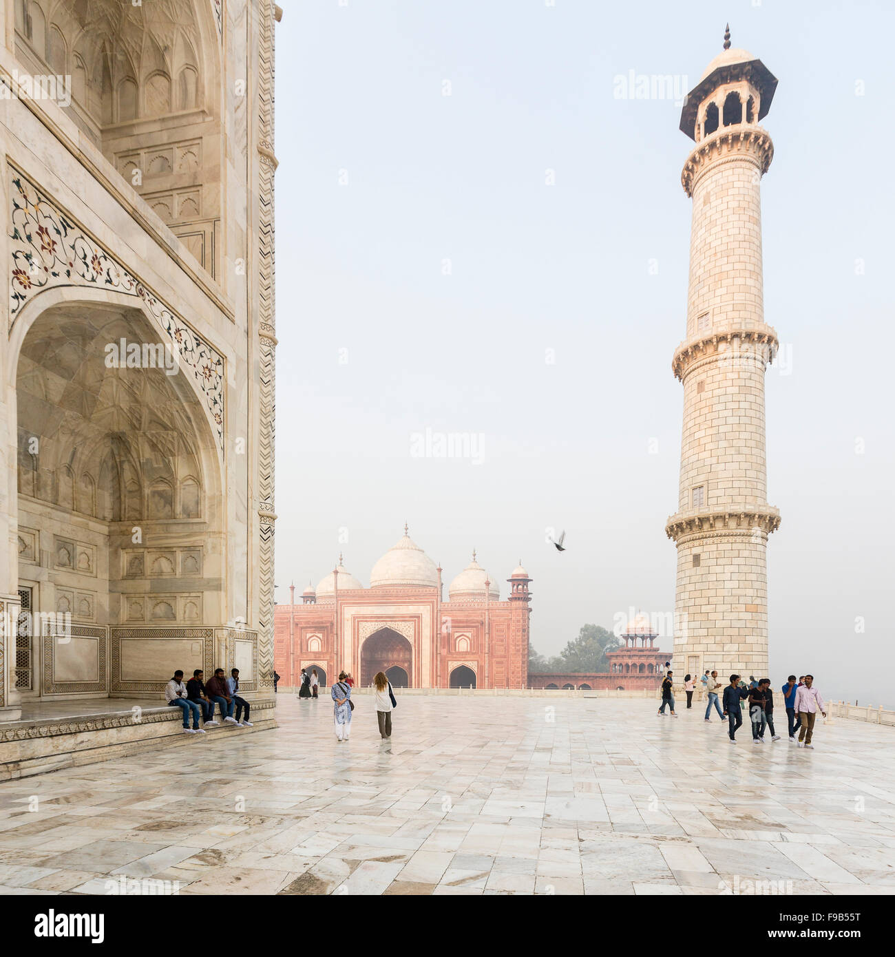 The iconic Taj Mahal in Agra, Uttar Pradesh, India Stock Photo - Alamy