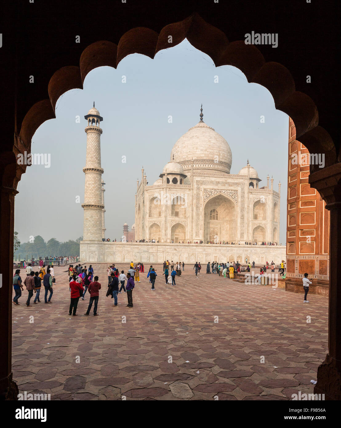 The iconic Taj Mahal in Agra, Uttar Pradesh, India Stock Photo - Alamy