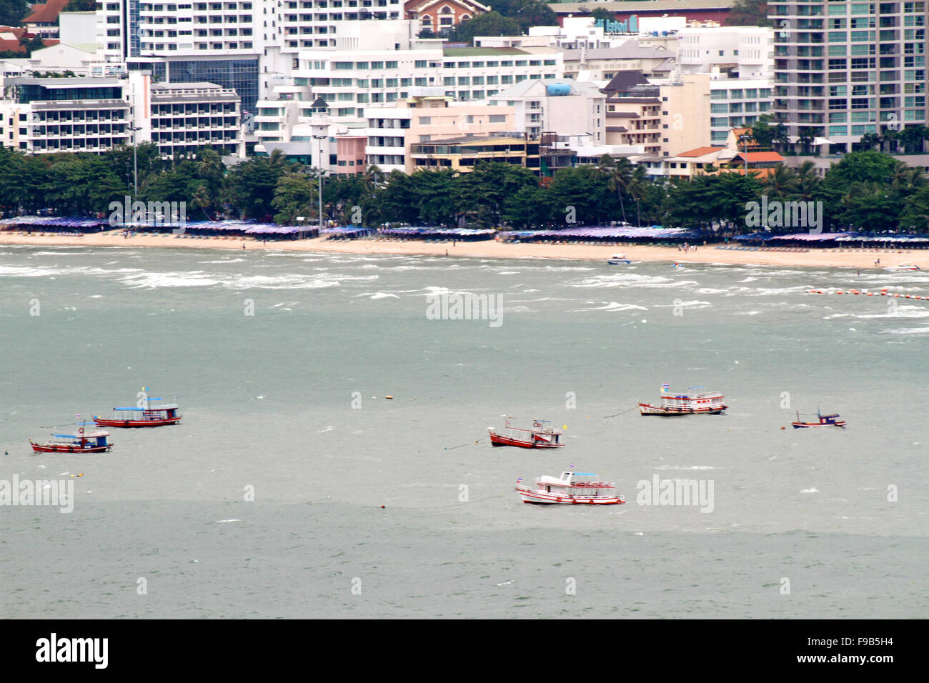 Pattaya city birds view hi-res stock photography and images - Alamy