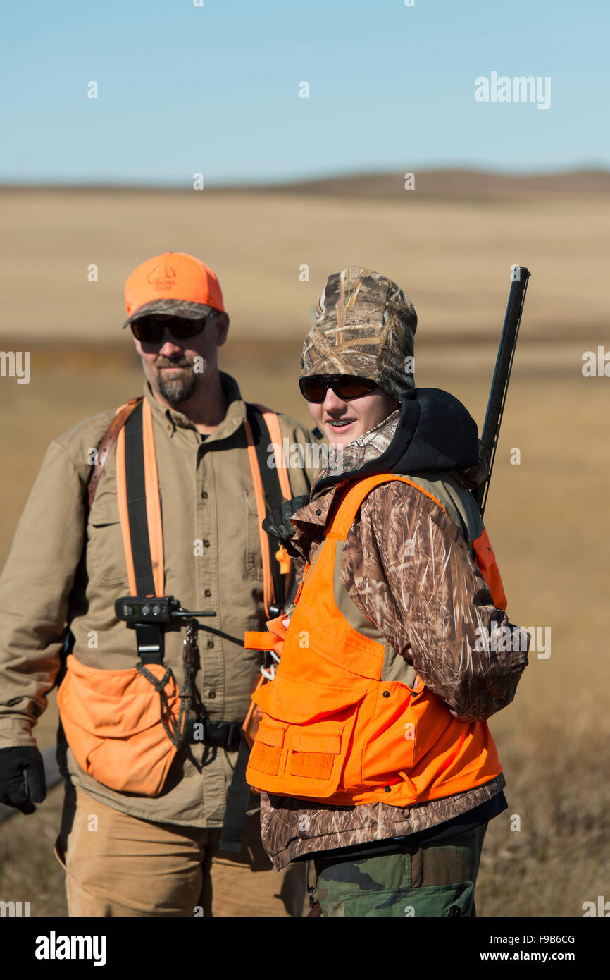 Father son out pheasant hunting hi-res stock photography and images - Alamy