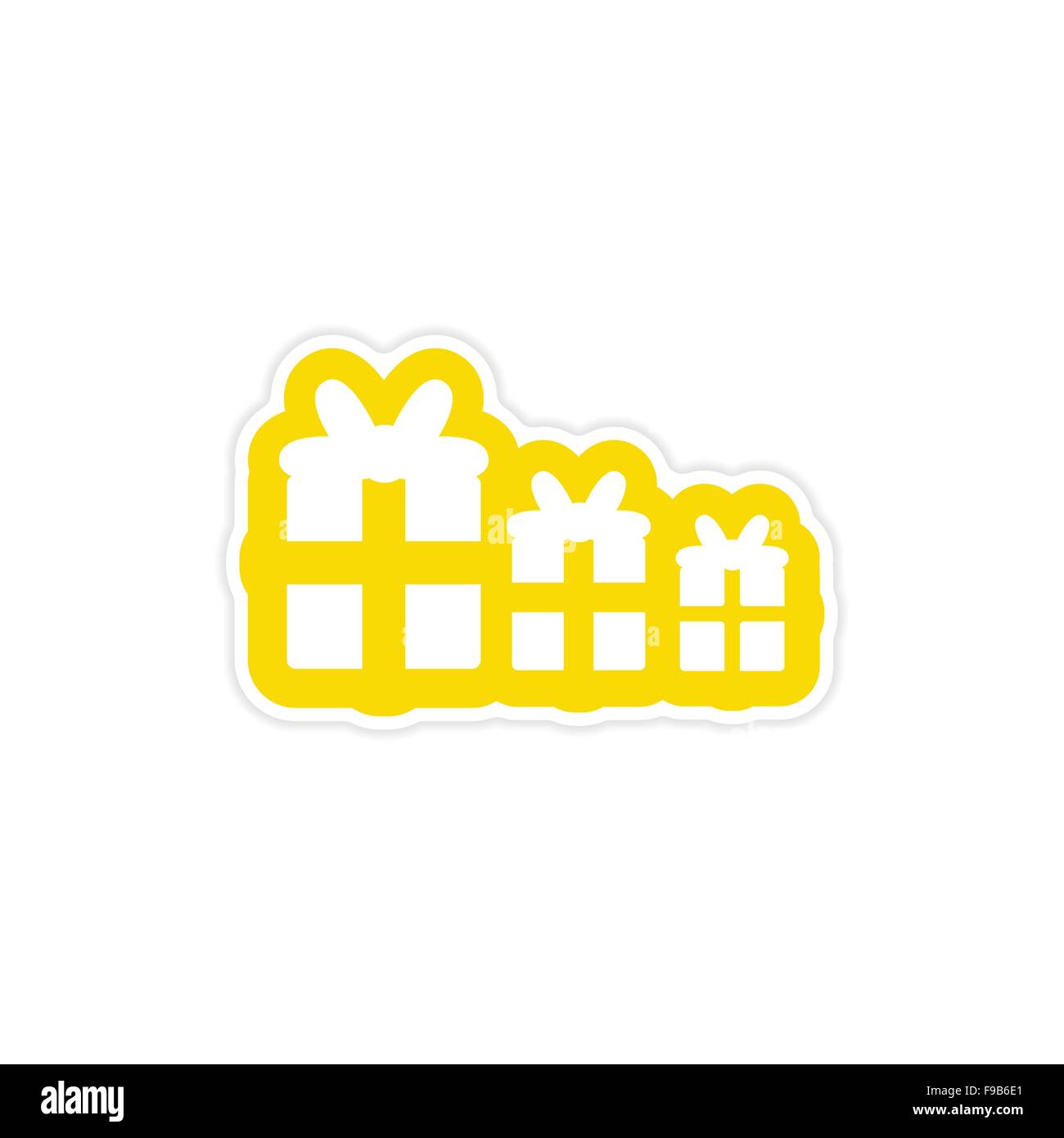 Paper christmas gifts Stock Vector Images - Alamy