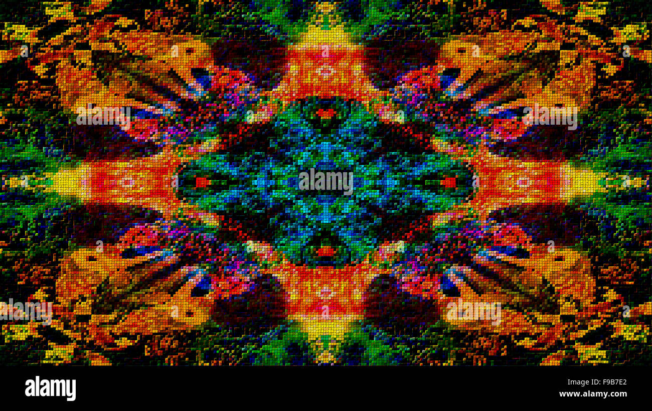 Futuristic Screen Display Pixels 10613 Stock Photo - Alamy