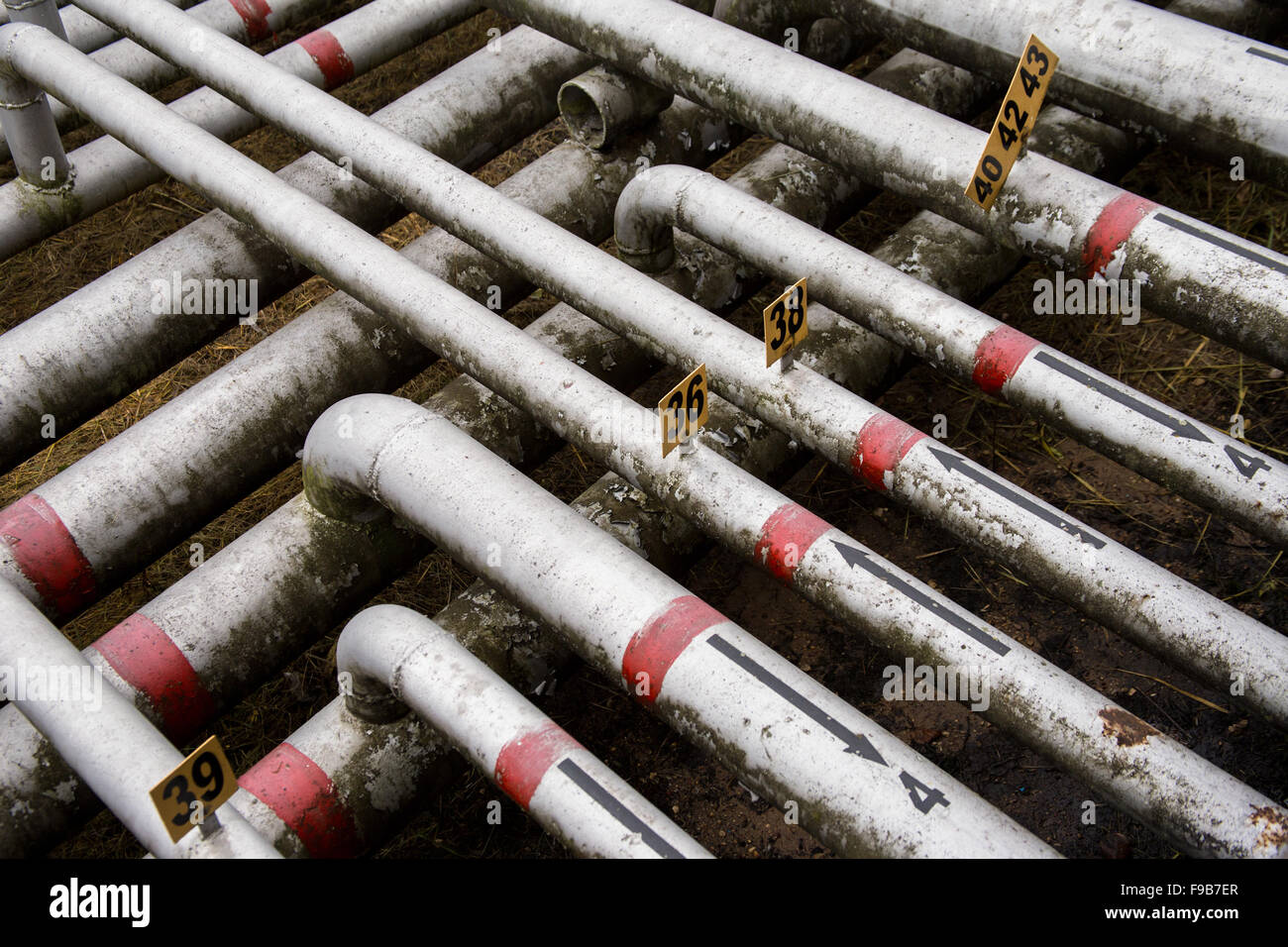Old rusty pipes hi-res stock photography and images - Alamy