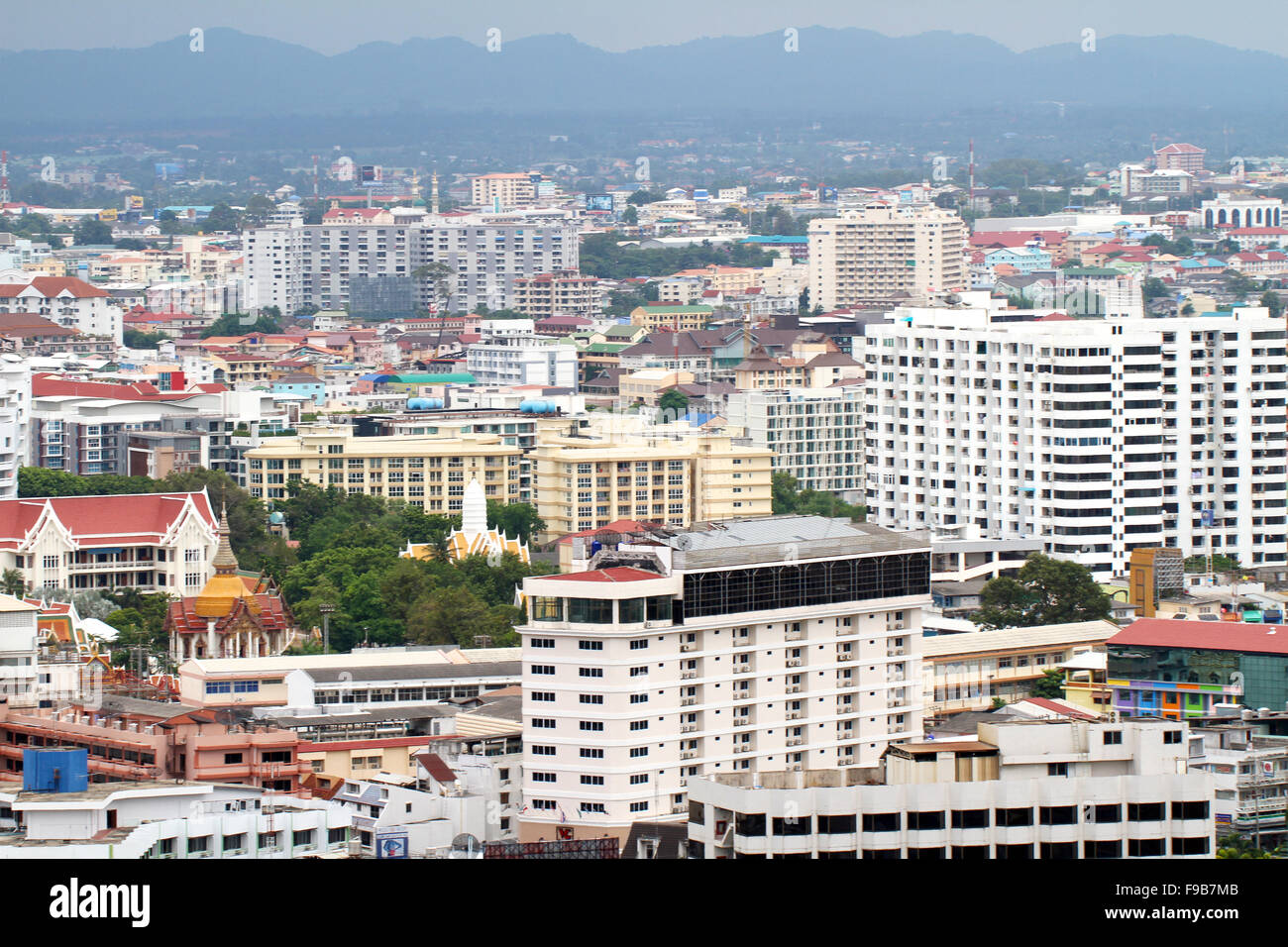Pattaya city birds view september 10 hi-res stock photography and ...