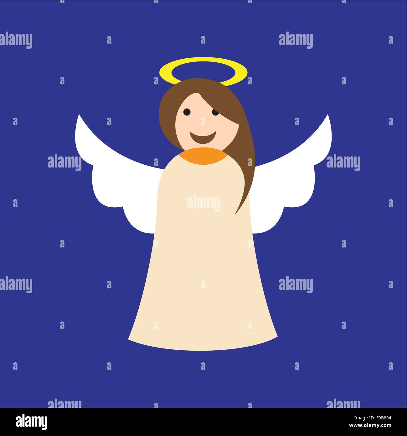 Blue angel Stock Vector Images - Alamy