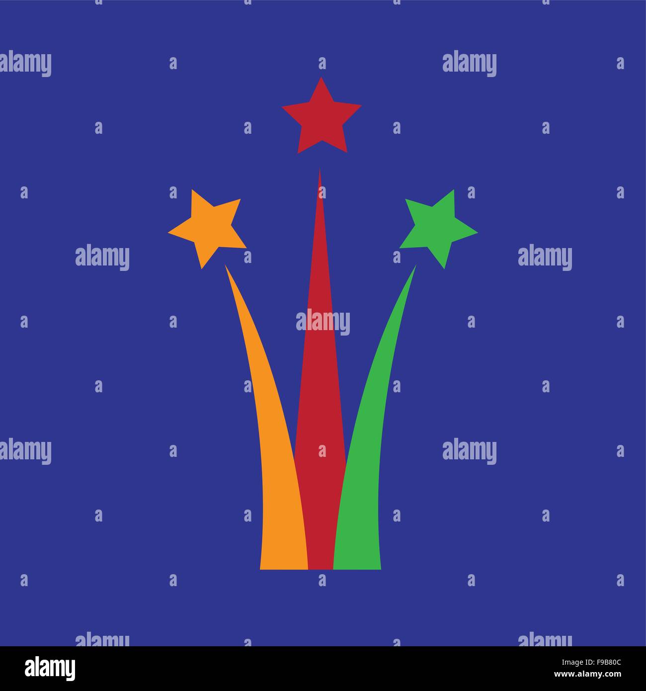 Rocket line blue icon Stock Vector Images - Alamy
