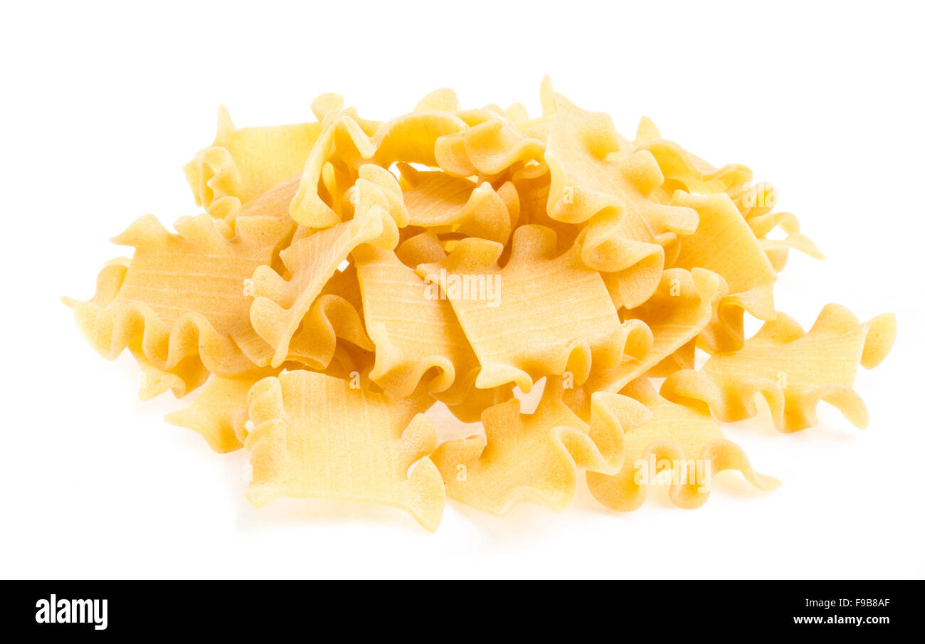 Raw yellow Italian pasta Stock Photo - Alamy