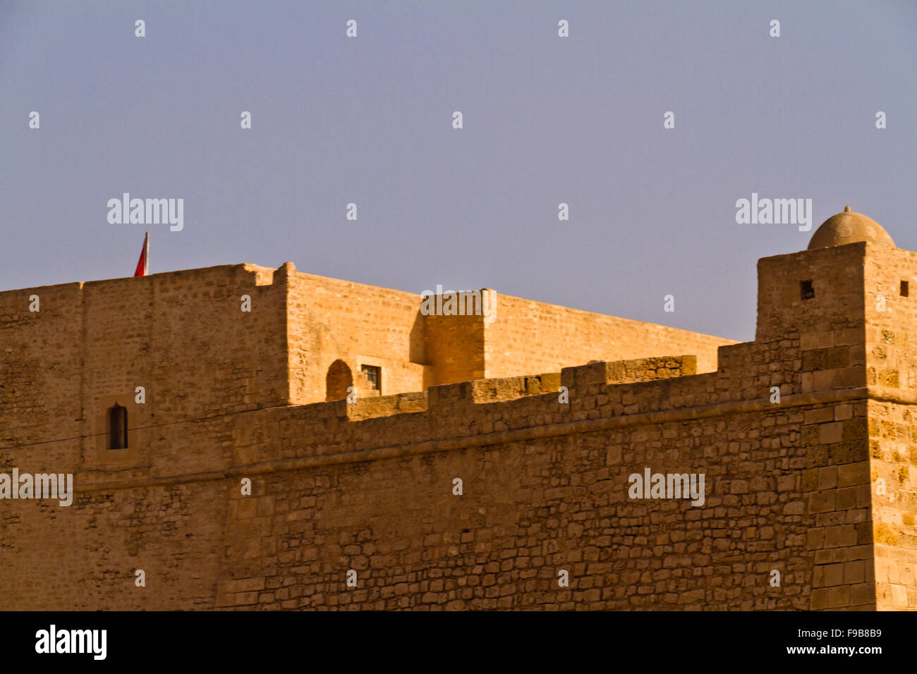 Ribat - arabic fortification and cemetery in Mahdia - seaside town in ...