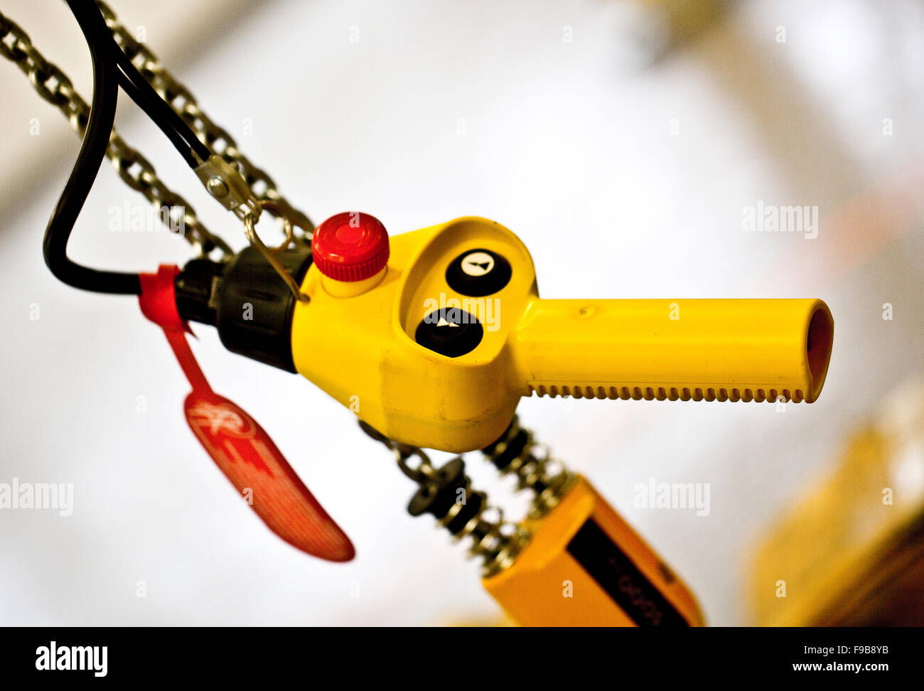 Factory Industrial Electric Hoist Remote Control Button Stock Photo - Alamy