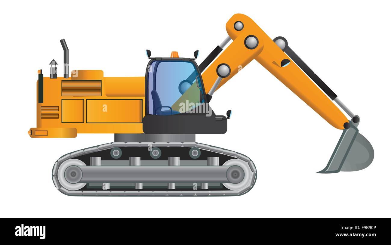 Excavator vector design Stock Vector Image & Art - Alamy
