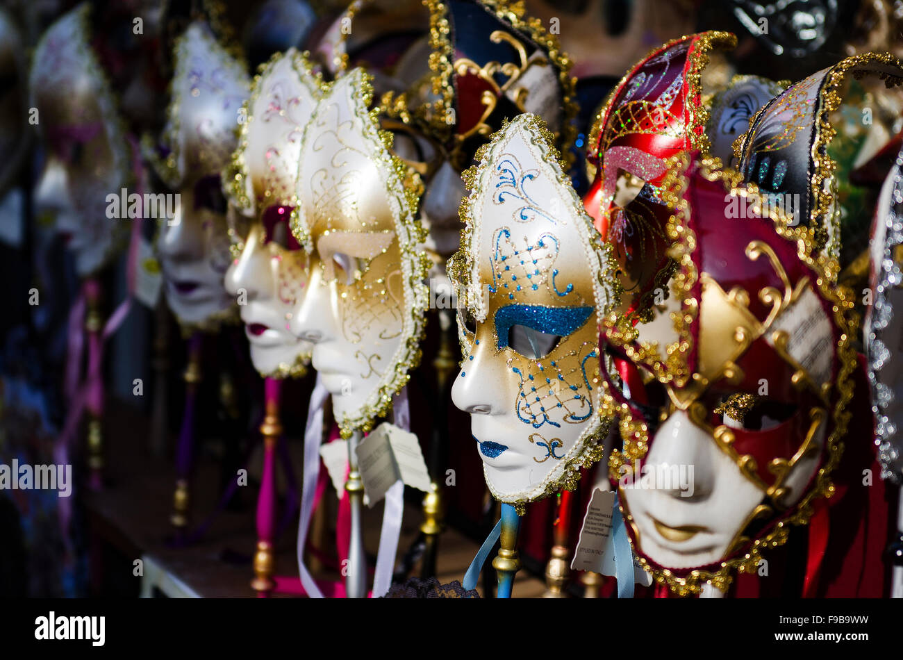 Venetian carnival masks Stock Photo - Alamy
