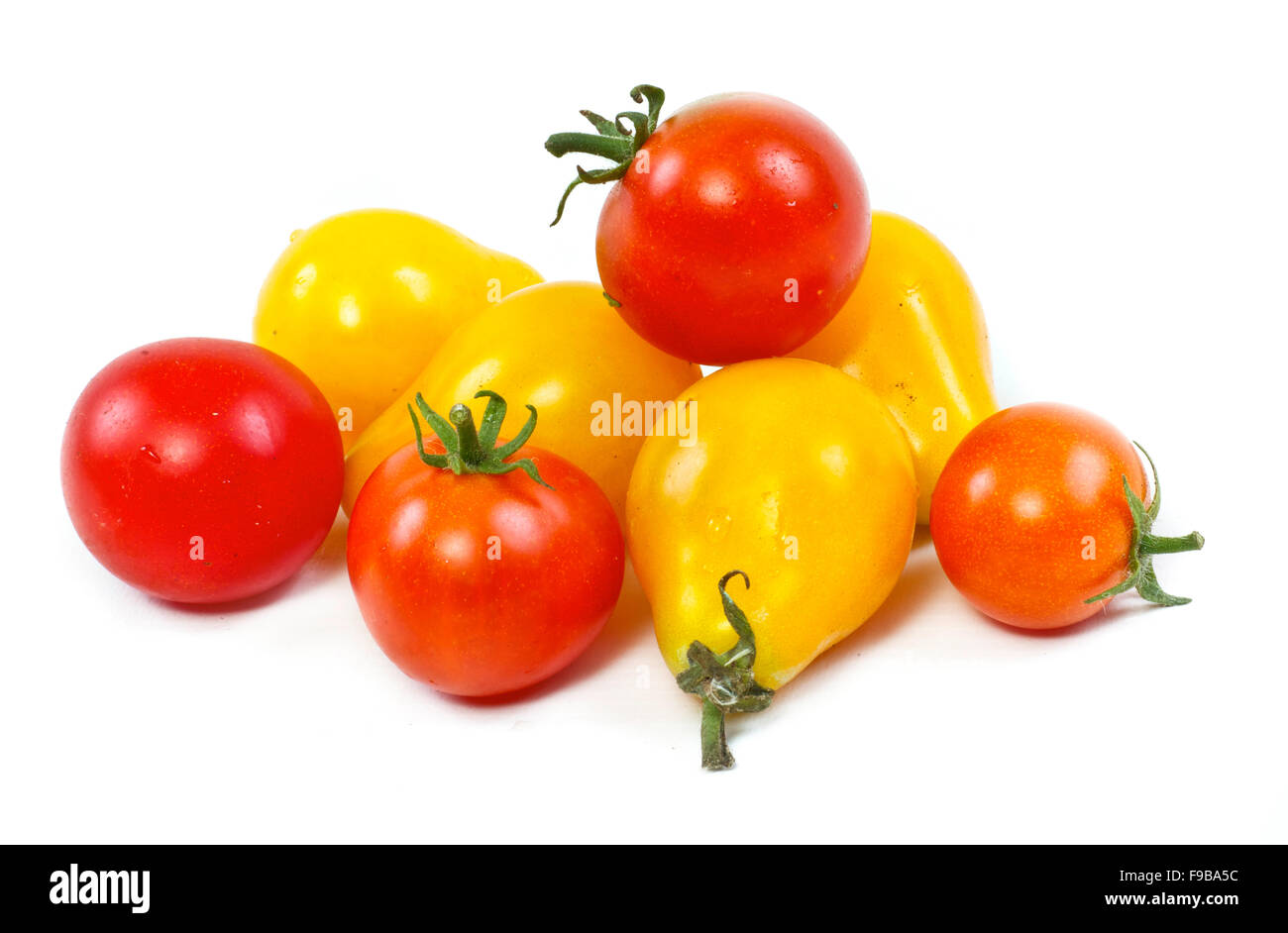yellow and red tomatoes Stock Photo - Alamy