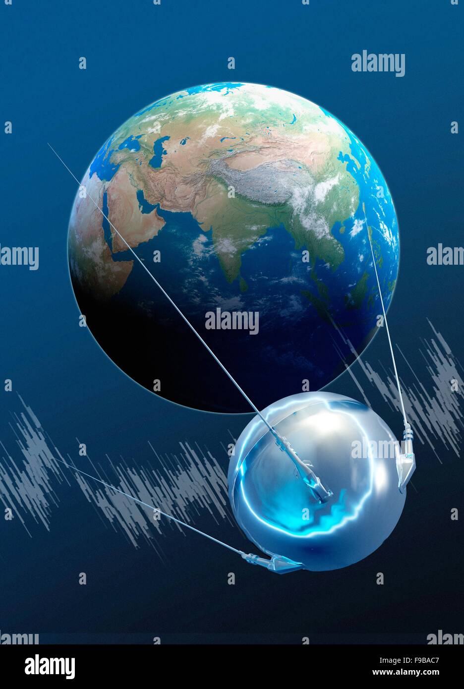 Sputnik satellite hi-res stock photography and images - Alamy