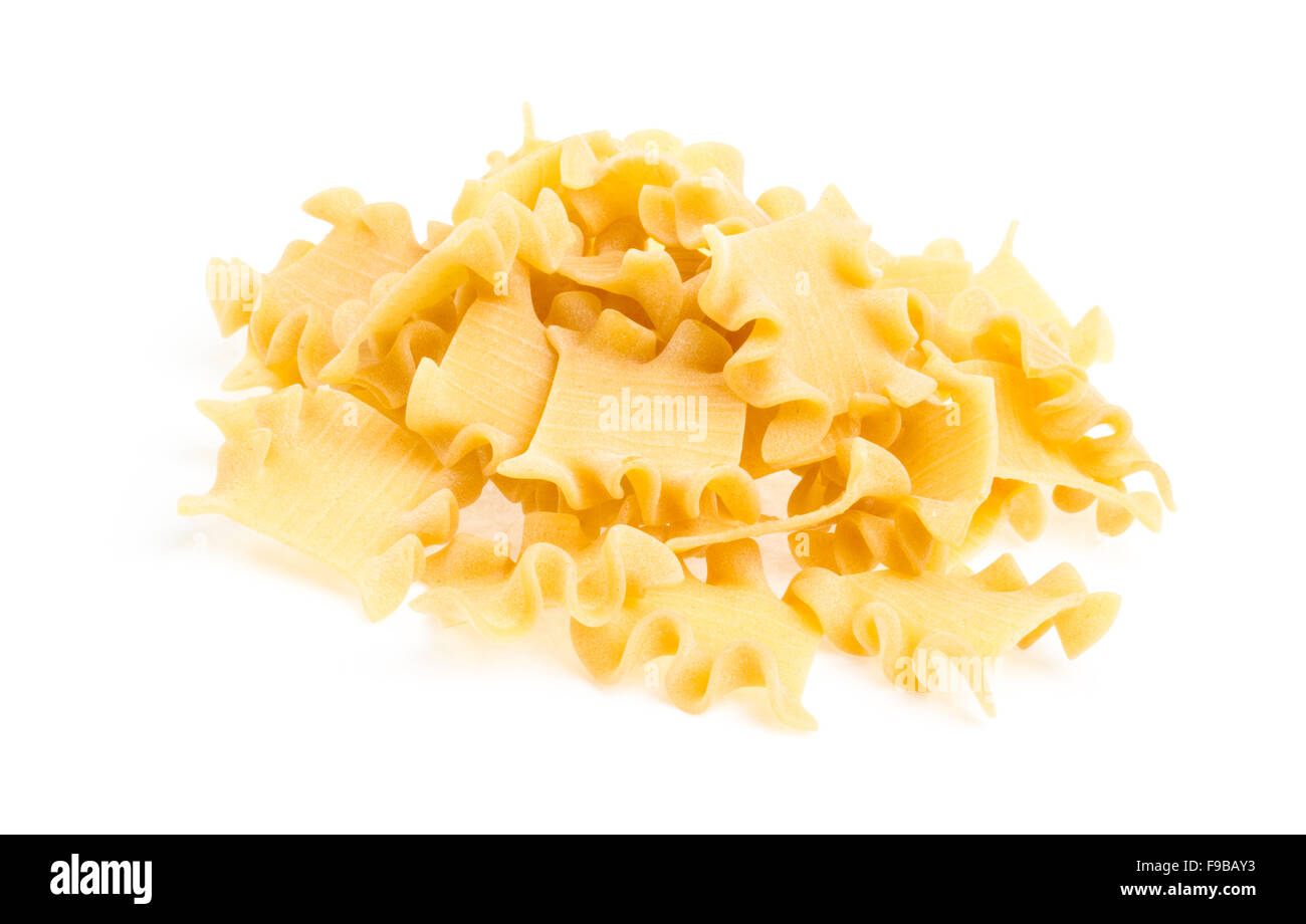 Raw yellow Italian pasta Stock Photo - Alamy