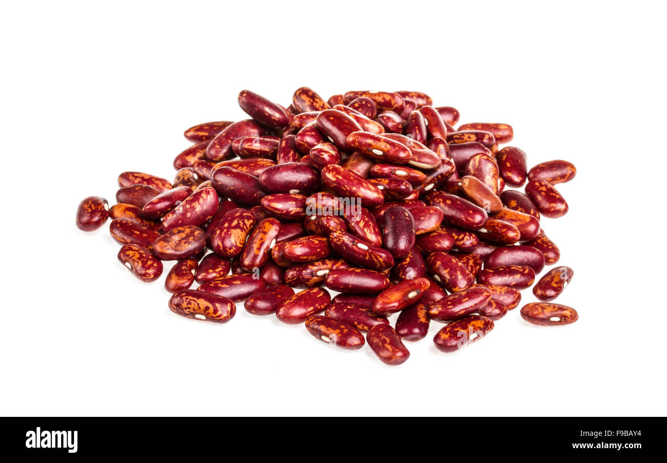 kidney beans on white background Stock Photo - Alamy
