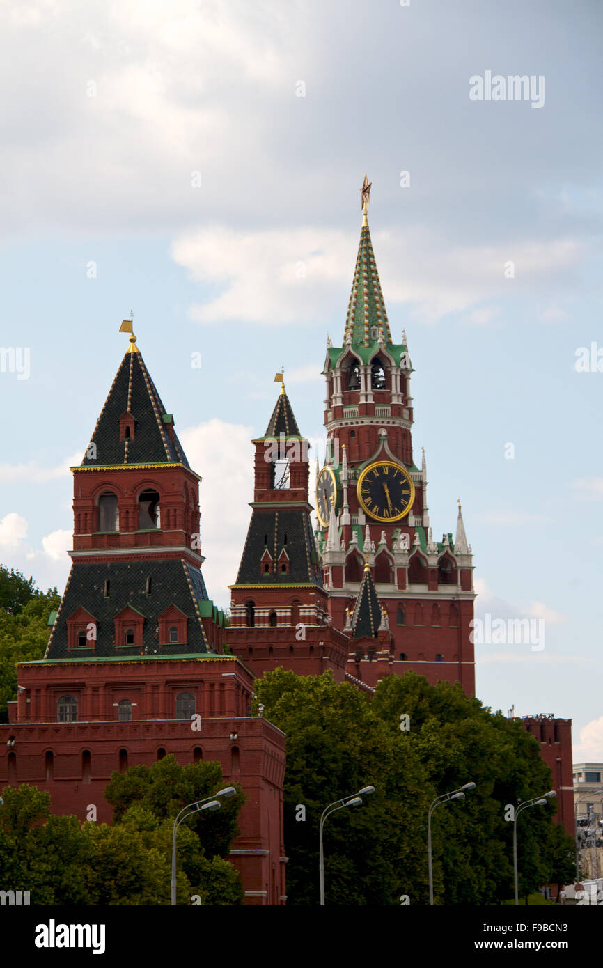 The Saviour (Spasskaya) Tower of Moscow Kremlin, Russia Stock Photo - Alamy